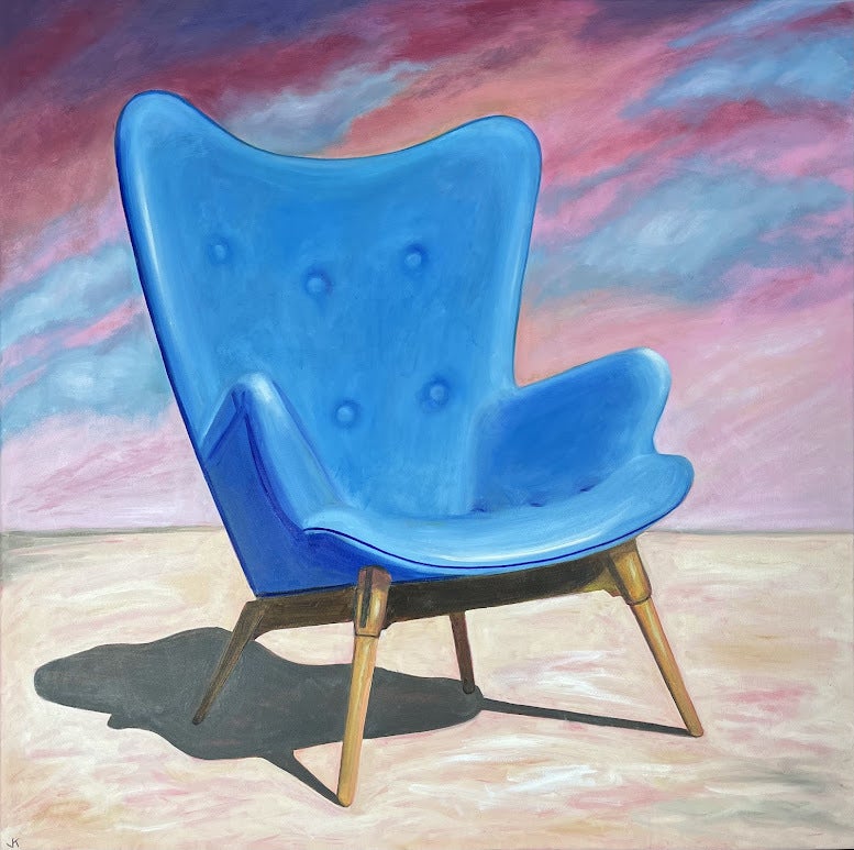 Big Blue Chair | John Klein Art